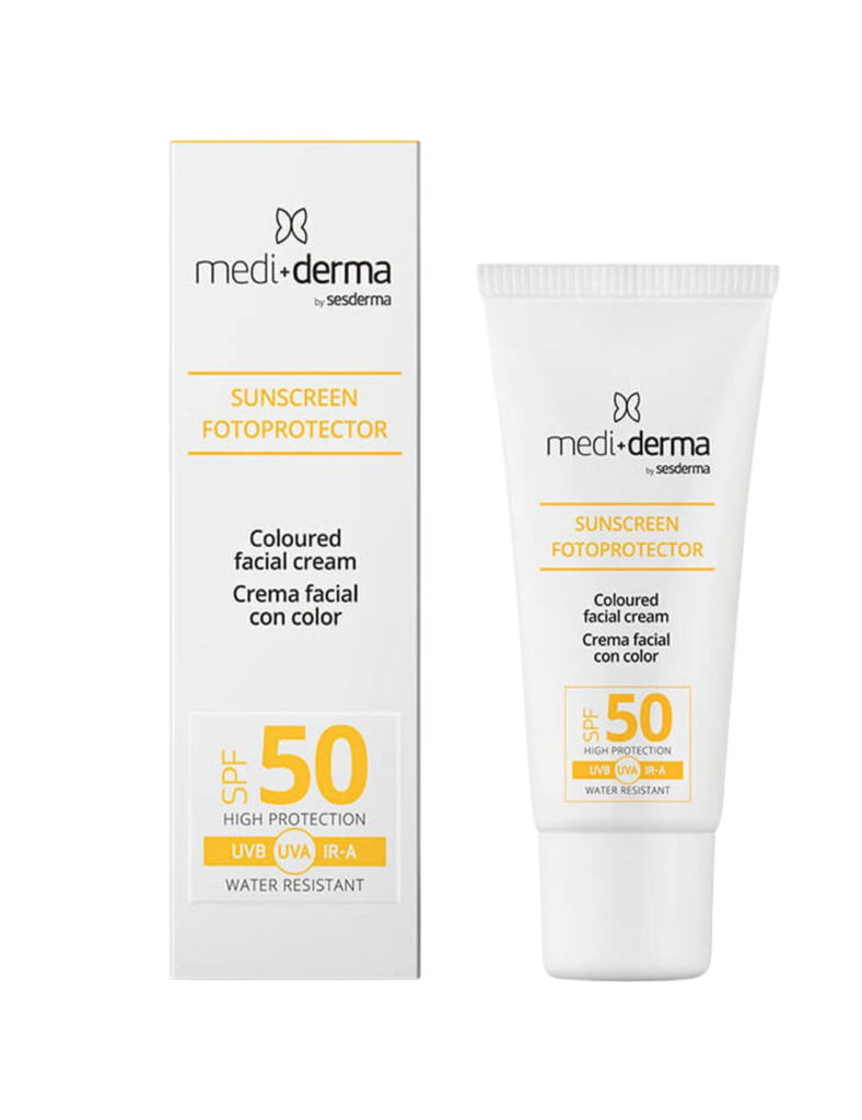 Medi+derma SUNSCREEN FOTOPROTECTOR Crema facial con color 30ml ...