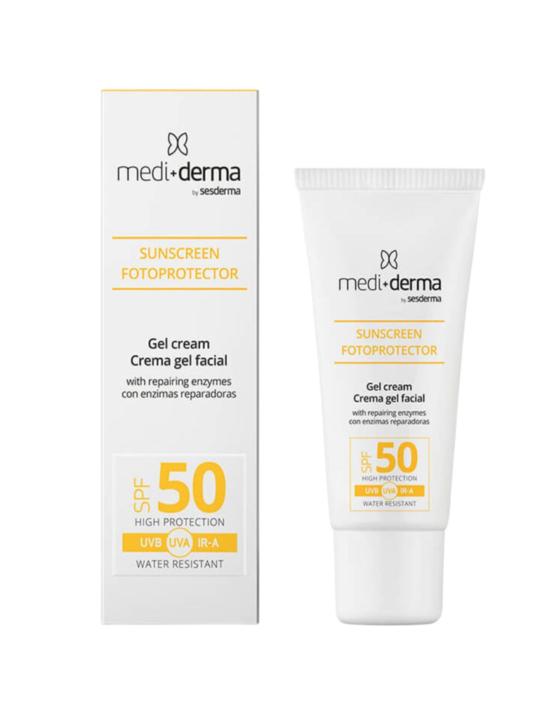 Medi+derma SUNSCREEN FOTOPROTECTOR Crema gel facial 30ml - Farmacia Cutem