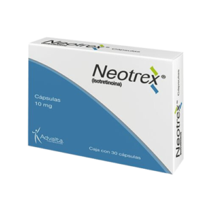 NEOTREX Isotretinoína 20 mg. 30 Cápsulas - Farmacia Cutem