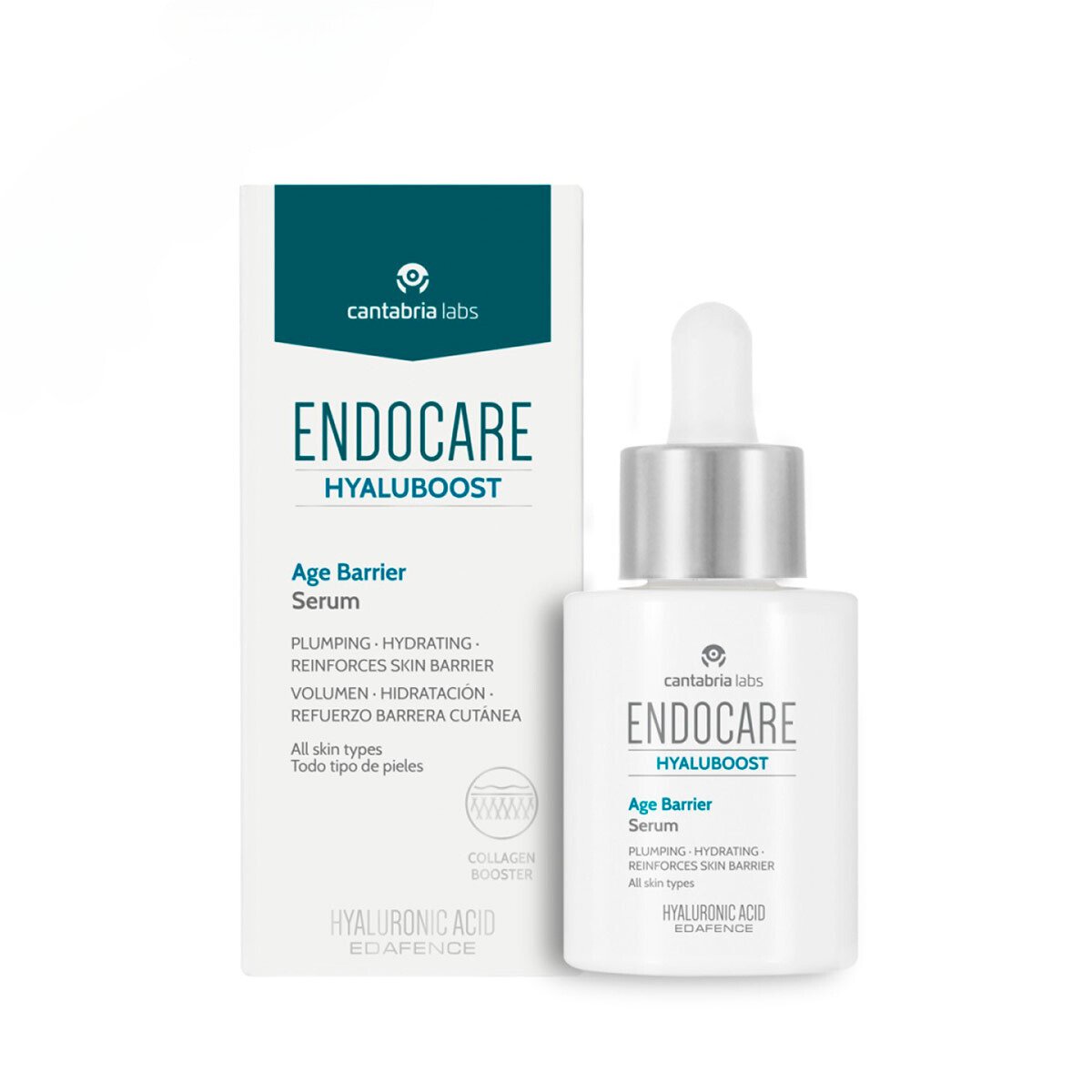 ENDOCARE Hyaluboost Age Barrier Serum, Suero ultra hidratante Anti-edad 30ml. - Farmacia Cutem