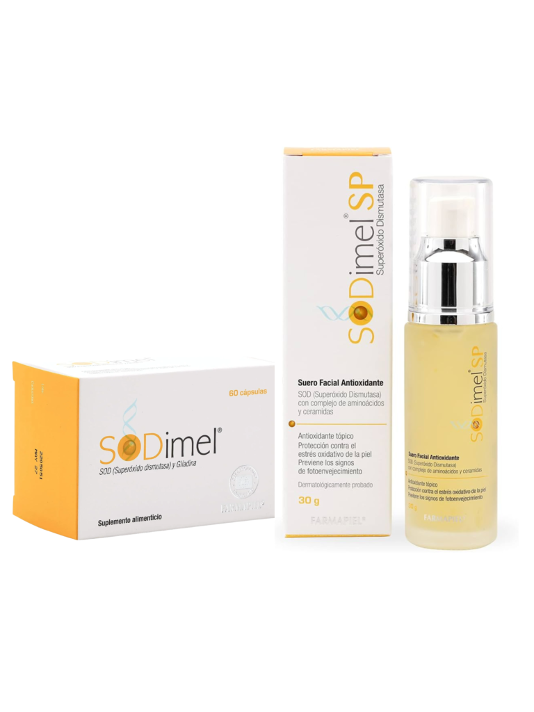 SODIMEL Capsulas + Suero Facial Antioxidante 30g - Farmacia Cutem